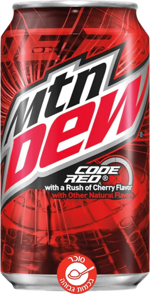 ‫Mountain Dew - Mountain Dew Code Red מאונטיין דיוו קוד אדום מהדורה ...
