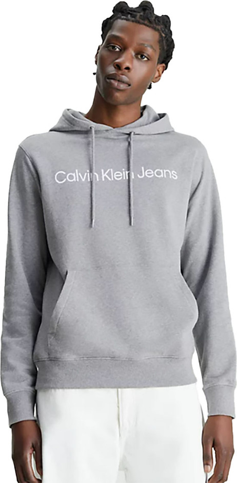 ‫Calvin Klein - קפוצ’ון Calvin Klein לגברים דגם Monogram Pullover ...