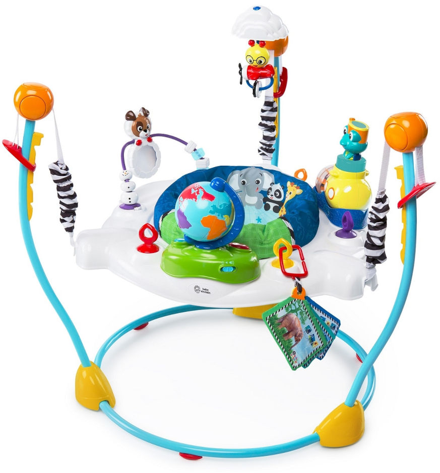 ‫BABY EINSTEIN - מרכז פעילות ג'מפר אורקולי עם מושב מסתובב 360 מעלות ו ...