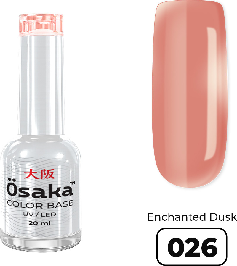 ‫Osaka - בייס ג׳ל בצבע 20 מ״ל Color Base Enchanted Dusk 026 | סופר-פארם‬