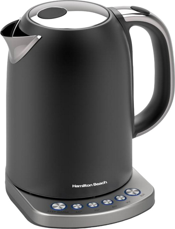 ‫Hamilton Beach - קומקום חשמלי כולל פונקציית שמירת חום 1.7 ליטר ...