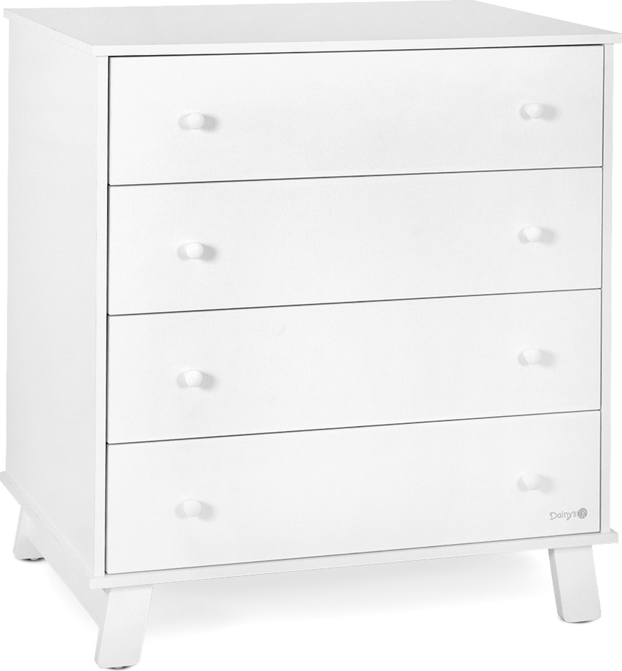 ‫Dainy's - שידת אחסנה דוני לבן קלאסי – Donny™ Dresser Classic white 80 ...