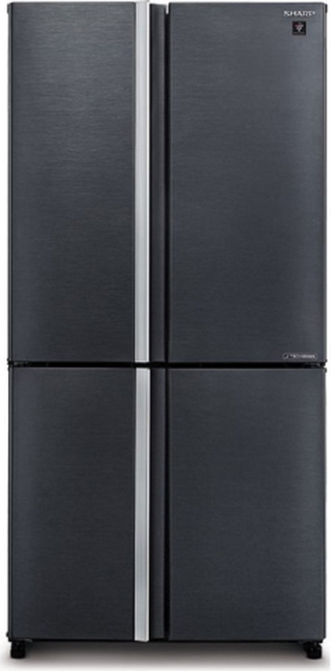 ‫שארפ - מקרר 4 דלתות 89.2 ס"מ מבית SHARP שארפ דגם SJ-9160- נירוסטה מושחרת | סופר-פארם‬