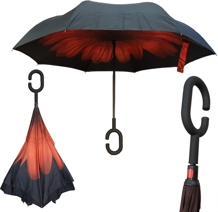 ‫ORO - מטריה הפוכה 24 אינץ’ – מגוון עיצובים וצבעים | סופר-פארם‬