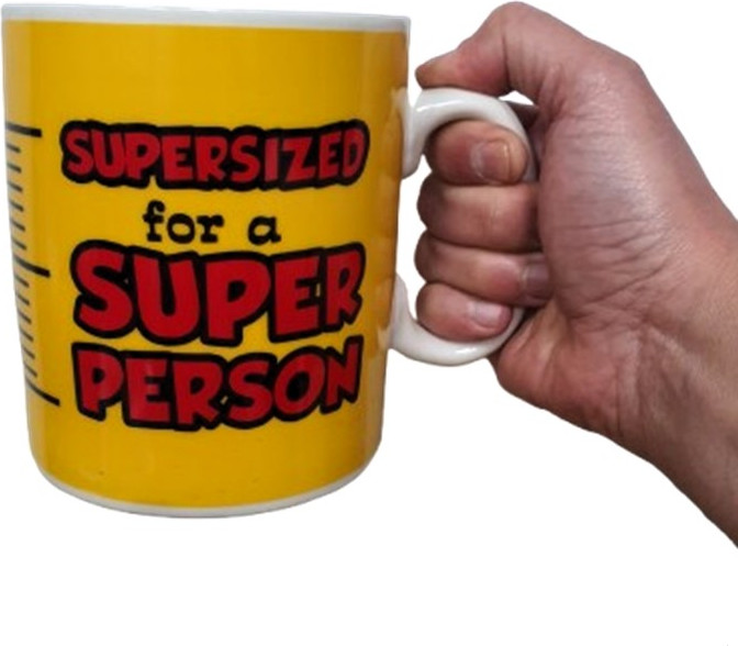 ‫ORO - ספל ענק 900 מל – SUPERSIZED for a SUPER PERSON | סופר-פארם‬