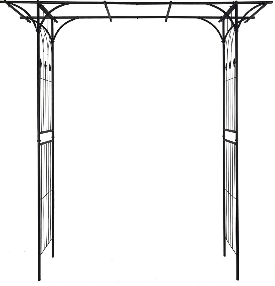 ‫טיפות טבע - קשת לצמחים מטפסים בגינה – שער כניסה ממתכת ברוחב 150 סמ ...