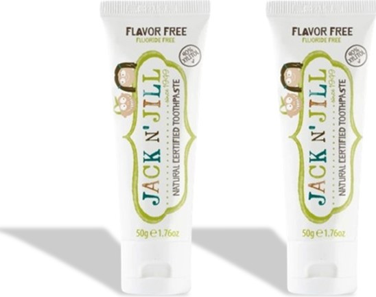‫Jack N' Jill - מארז טובים השניים לשיניים: משחת שיניים טבעית (x2) בטעם ...