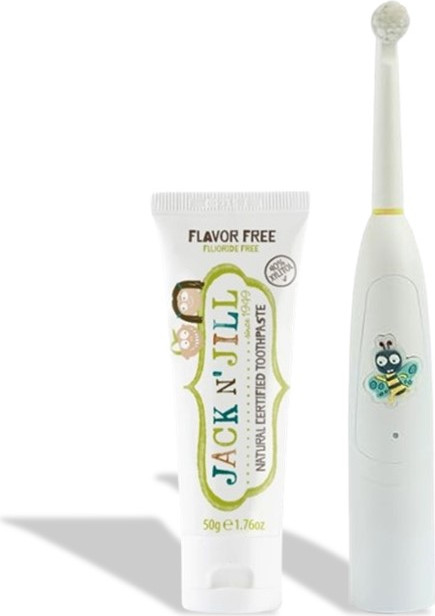 ‫Jack N' Jill - מארז טובים השניים לשיניים: מברשת שיניים חשמלית מוסיקלית ...