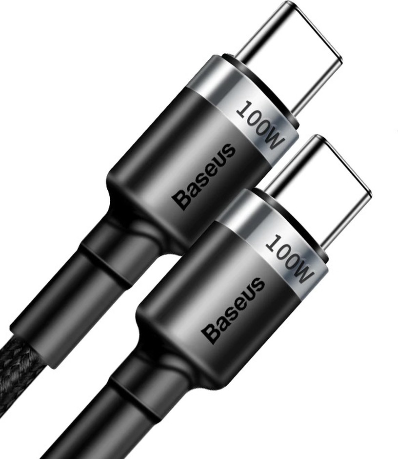 ‫BASEUS - כבל USB PD 5A 100W Type-C - אורך 50 ס"מ - BASEUS - לטעינה עד ...