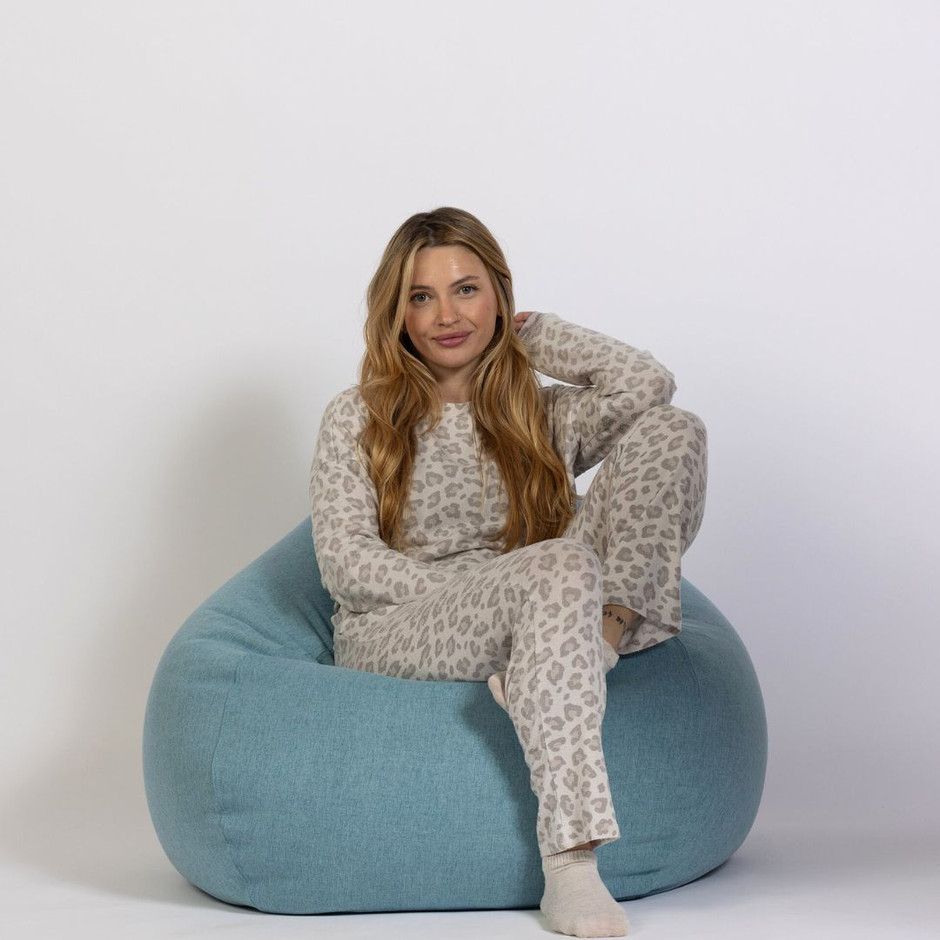 ‫Eazy2GIft - פוף ענק 110*90 בצבע תכלת ג'ינס | סופר-פארם‬