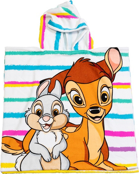 ‫Ync - מגבת קפוצ’ון לילדים לבריכה ולים דגם במבי | סופר-פארם‬