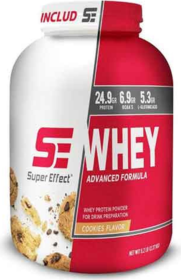 ‫Super Effect - אבקת חלבון 2.27 ק"ג - One Whey - קרם-עוגיות | סופר-פארם‬