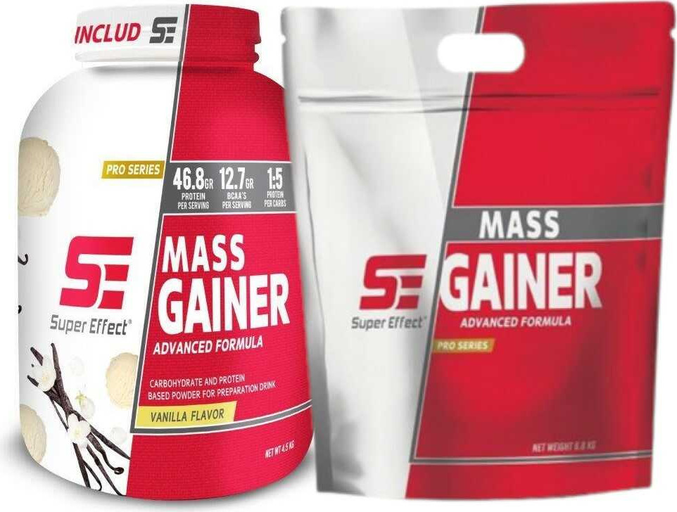 ‫Super Effect - גיינר - Mass Gainer - בננה, 6-8-קג | סופר-פארם‬