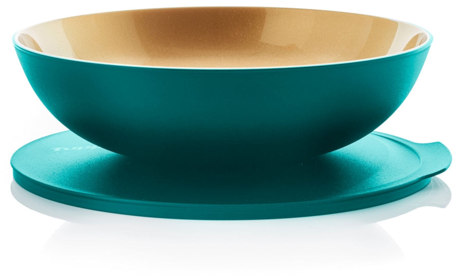 ‫Tupperware - קערת אלגרה 1.5 ליטר - ירוק/ זהב | סופר-פארם‬