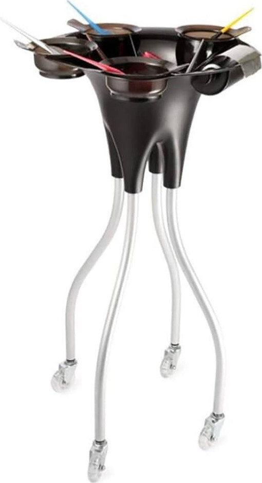 ‫Cyclone - עגלת שירות תמנון לצביעת שיער ונייר כסף למספרה – 5 תאים ...