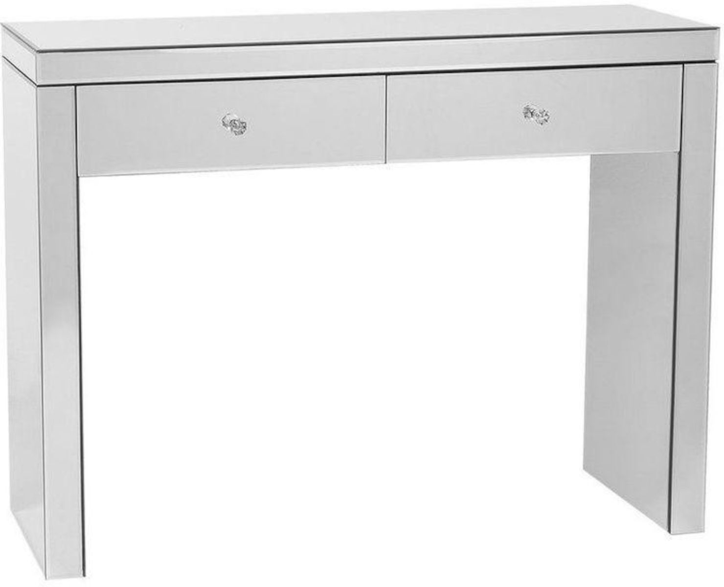 ‫Be Unique - קונסולה 2 מגירות ריהוט מראה קריסטל ITALY | סופר-פארם‬