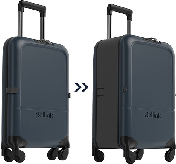 ‫ROLLNIK - FLEX LIGHT המזוודה המתקפלת הדקה ביותר בעולם עליה למטוס 21 ...