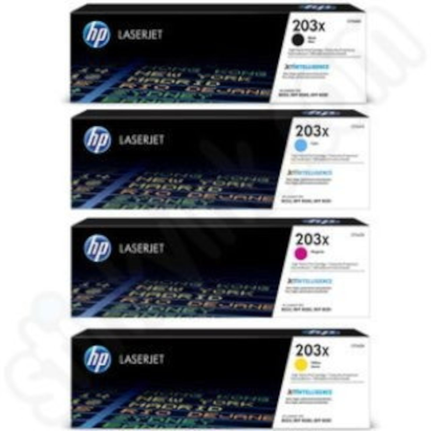 ‫HP - סט טונרים מקוריים HP CF540X-CF543X 203X | סופר-פארם‬