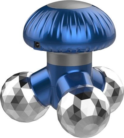 ‫ליינפארם - מכשיר עיסוי ידני 3 נקודות מסאז’ – Soft Touch צבע כחול ...