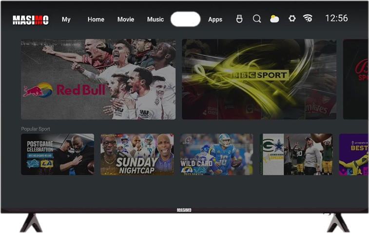 ‫MASIMO - טלוויזיה "LED 4K 75 מאסימו דגם LE75FS | סופר-פארם‬