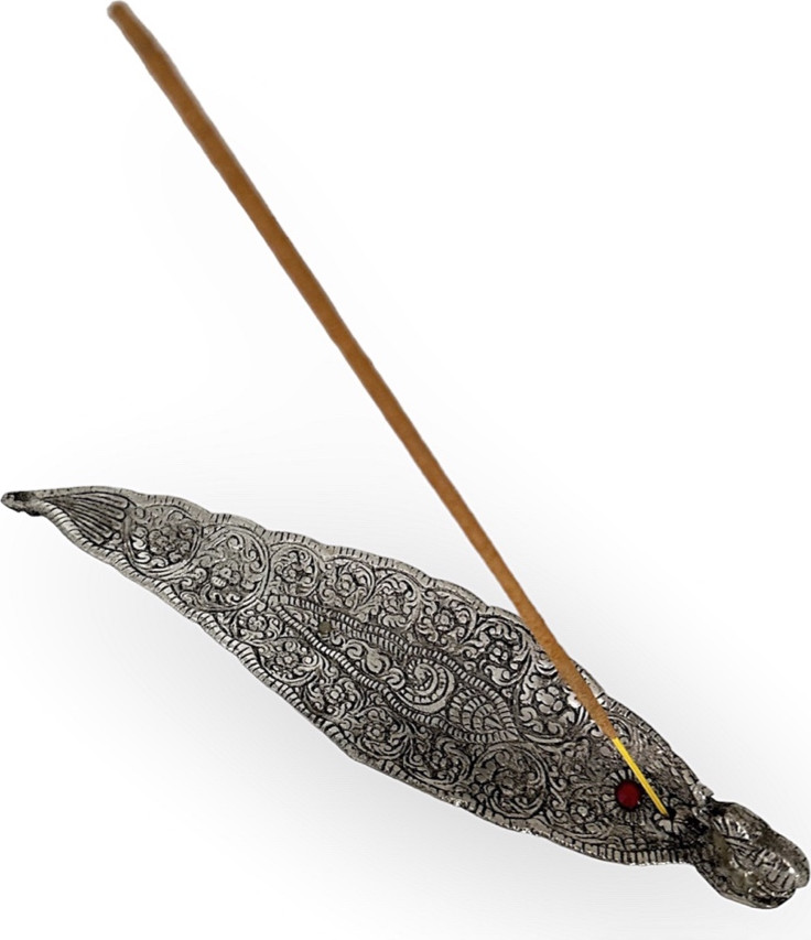 ‫Ronari - מעמד מתכת כסוף עלה להדלקה של הקטורת | סופר-פארם‬