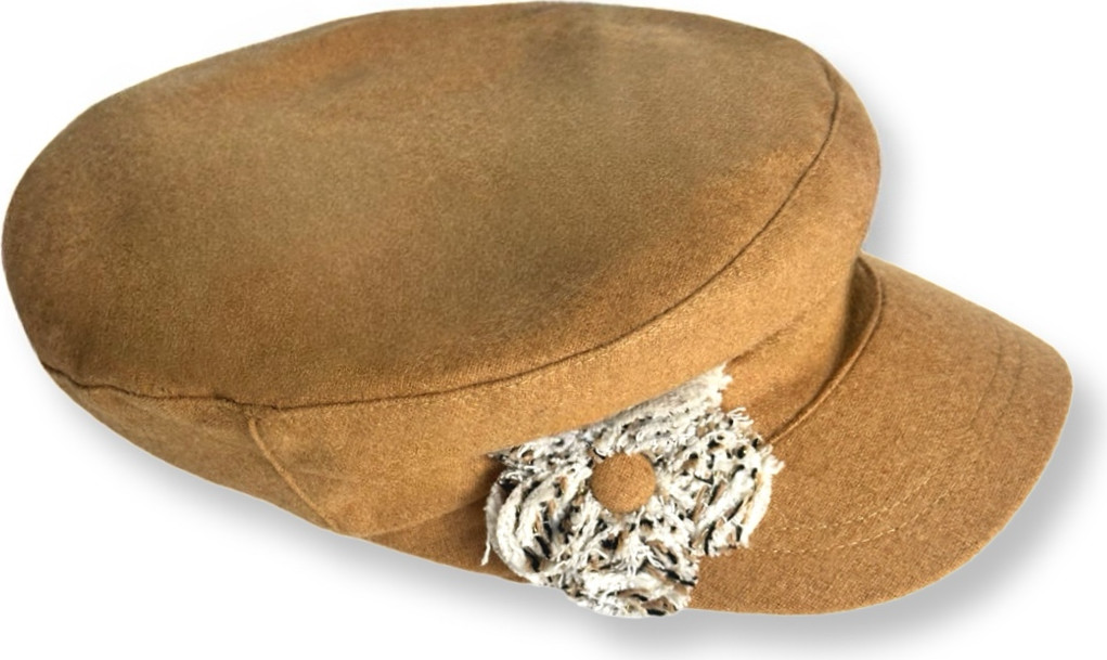 ‫Ronari - כובע קאמל פרח לבן אוגוסט הט | סופר-פארם‬