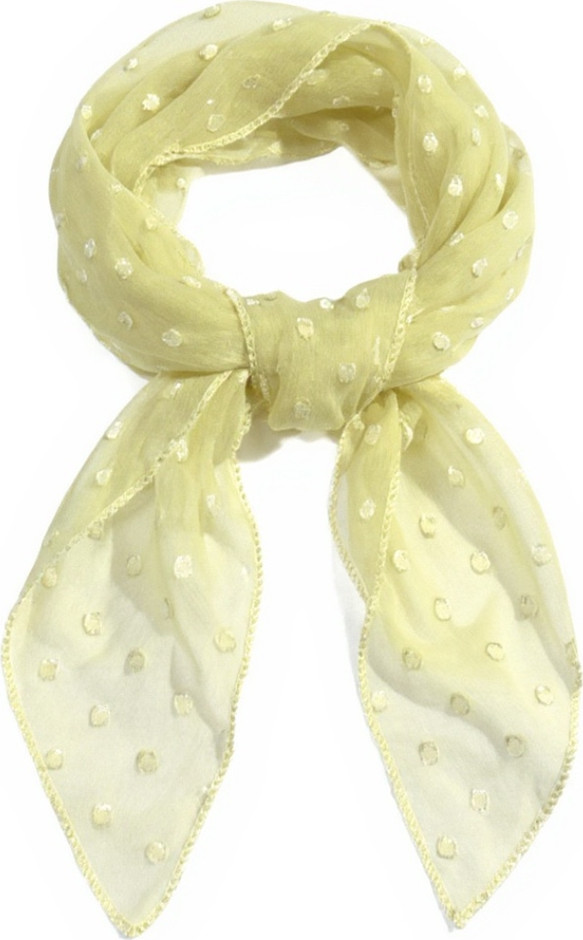 ‫Ronari - צעיף דוטס קטן אופנתי צהוב | סופר-פארם‬