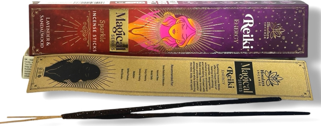 ‫Ronari Home - קטורת הימלאיה מנצנצת אנרגיה של רייקי בניחוח לבנדר ...