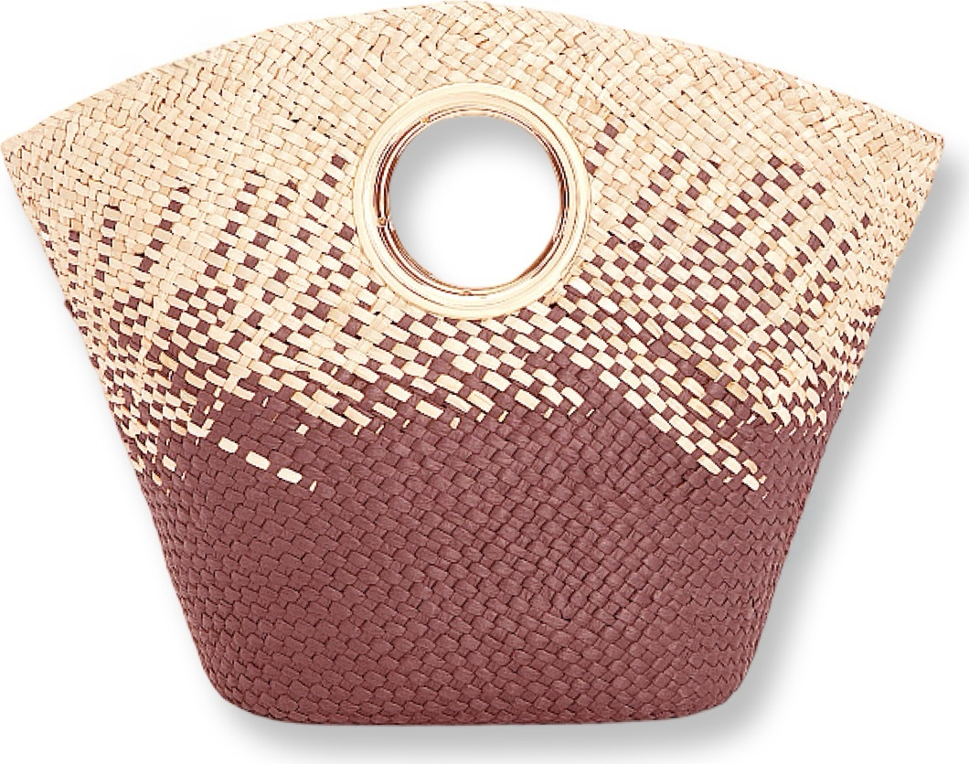 ‫Ronari - תיק קש גדול בשני גוונים | סופר-פארם‬