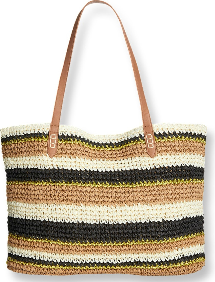 ‫Ronari - תיק קש גדול פסים | סופר-פארם‬