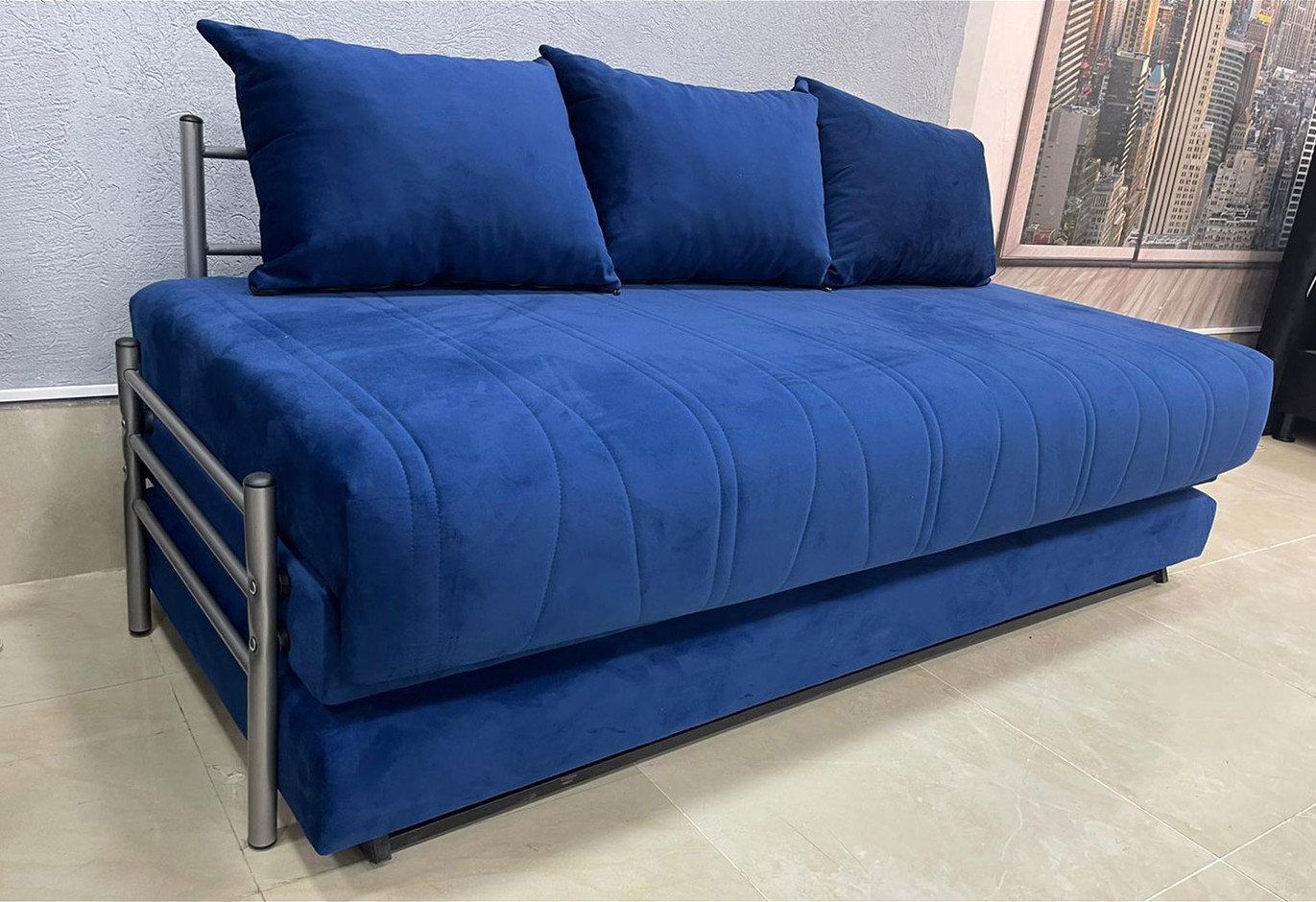 ‫Or-Design - ספת נוער סופר אורטופדית נפתחת למיטה כפולה עם ארגז מצעים ...