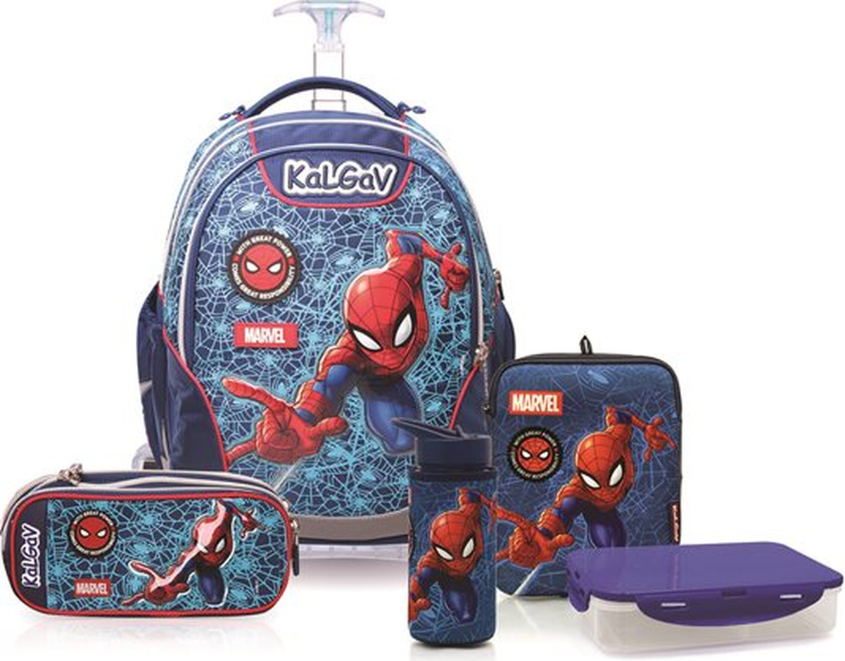 ‫קל גב - סט לתלמיד לכיתות א-ב המגיע במארז מיוחד דגם ספיידרמן –KAL GAV ...