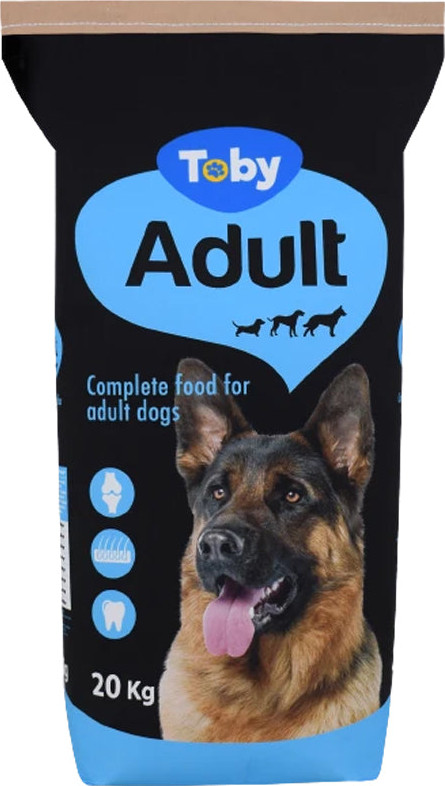 ‫Toby - אוכל יבש מלא לכלבים בוגרים | 20 קילוגרם | סופר-פארם‬