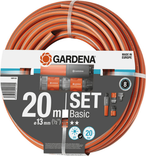 ‫GARDENA - צינור גן אורך 20 מטר X קוטר "1/2 + אביזרים GARDENA | סופר-פארם‬