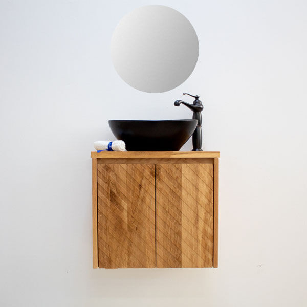 ‫חרסינה - ארון אמבטיה תלוי קומו רוחב 55 ס"מ בעומק 33 ס"מ עשוי מעץ מלא ...