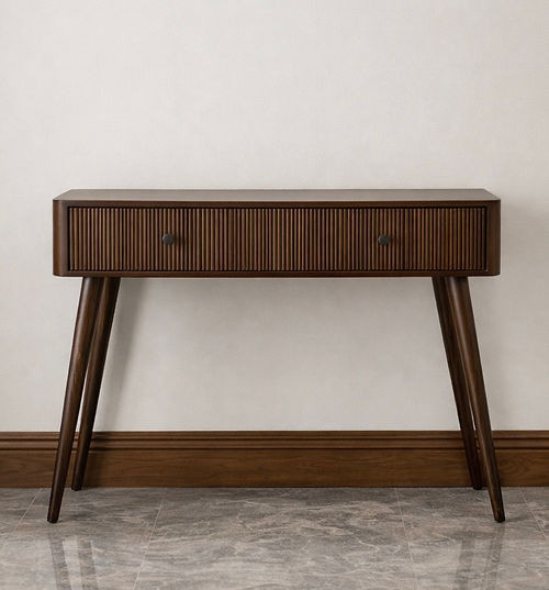 ‫Vedro - קונסולת כניסה MANGO LINEA – עץ מנגו כהה | סופר-פארם‬