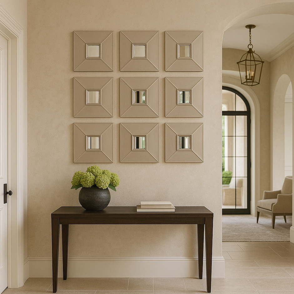 ‫Vedro - Reflections Grid – סט מראות קיר דקורטיביות | סופר-פארם‬