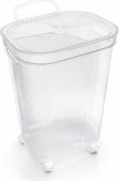 ‫Vedro - סל כביסה שקוף עם גלגלים – Clear Roll Laundry | סופר-פארם‬