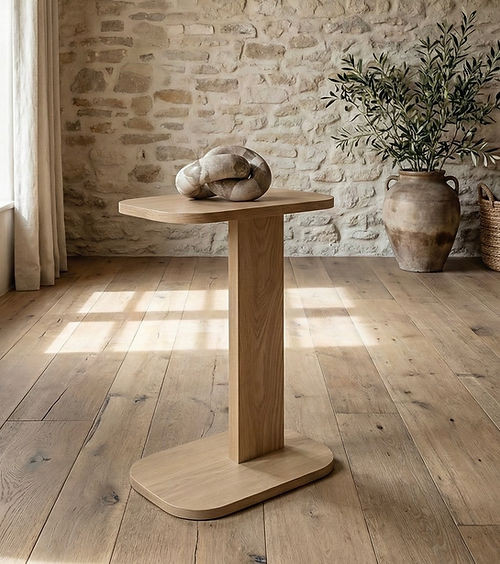 ‫Vedro - שולחן צד / נשכן Urban Curve – עץ טבעי | סופר-פארם‬