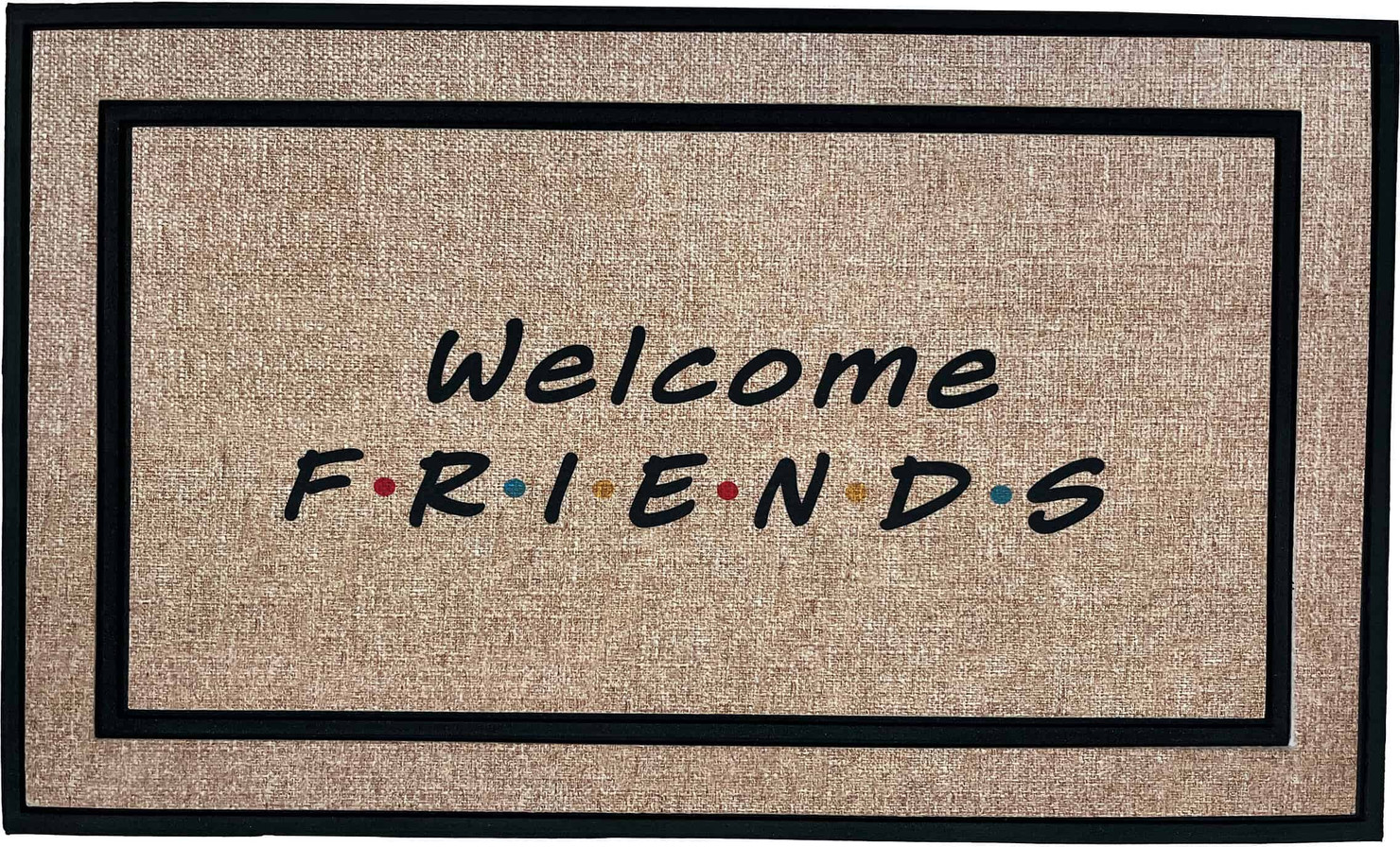 ‫Vedro - שטיח כניסה BROADWAY – Welcome Friends בעיצוב אייקוני | סופר-פארם‬