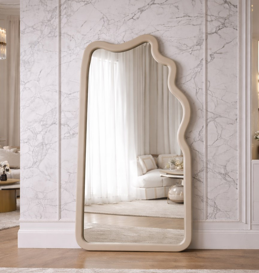 ‫Vedro - מראת רצפה אמורפית Luna – צבע אבן | סופר-פארם‬