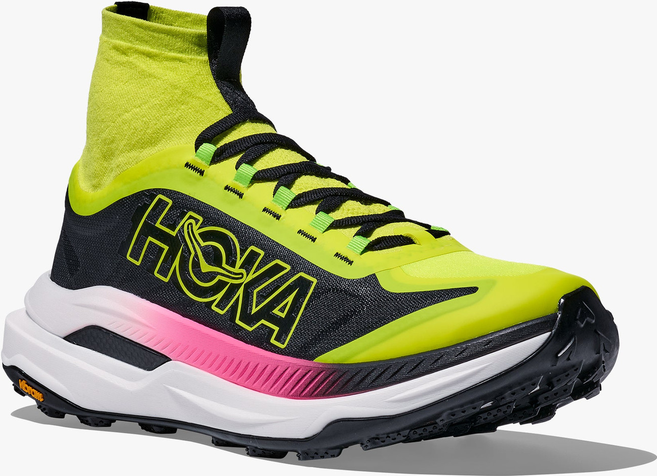 ‫Hoka - HOKA TECTON X3 - נעלי טקטון X 3 לגברים בצבע נאון הוקה לימן/שחור ...