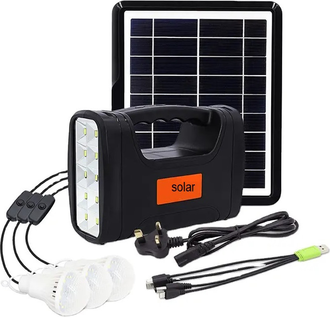 ‫Gti - מערכת מתח חשמלי ניידת כולל טעינה סולארית ו-3 נוריות – אנרגיה ...