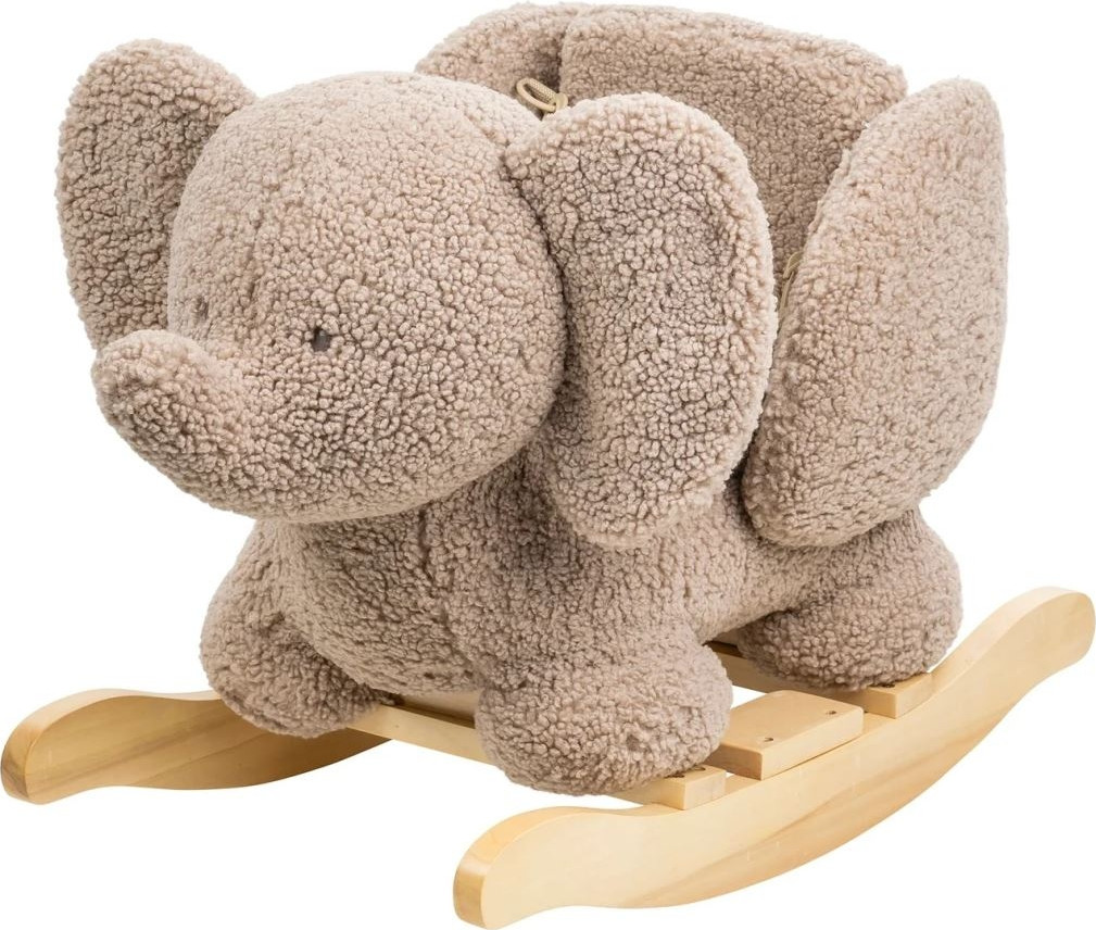 ‫Nattou - נדנדה בצורת פיל בצבע מוקה דגם Rocking Toy elephant Teddy ...