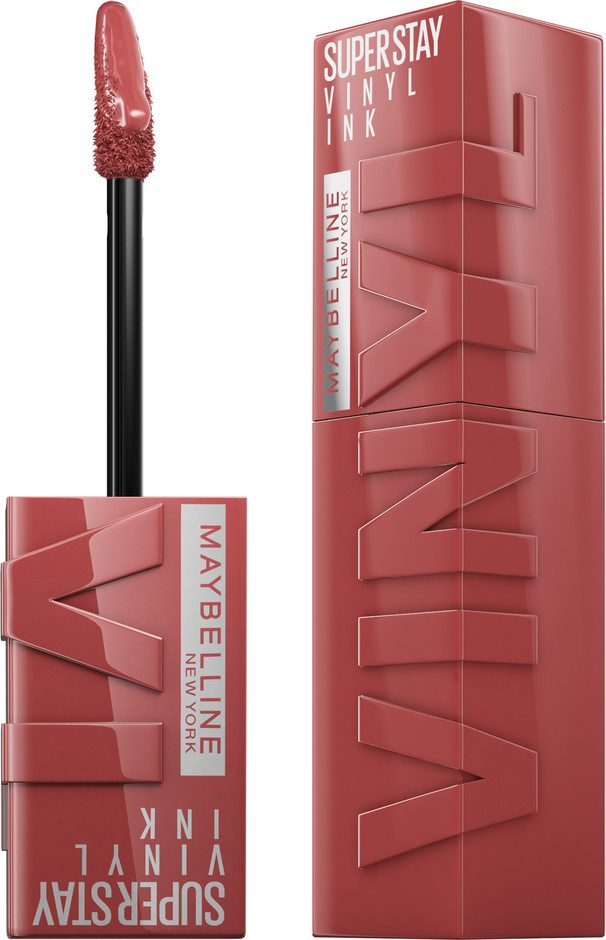 ‫MAYBELLINE - SUPERSTAY VINYL INK שפתון נוזלי בגימור מבריק עמידות עד 16 ...