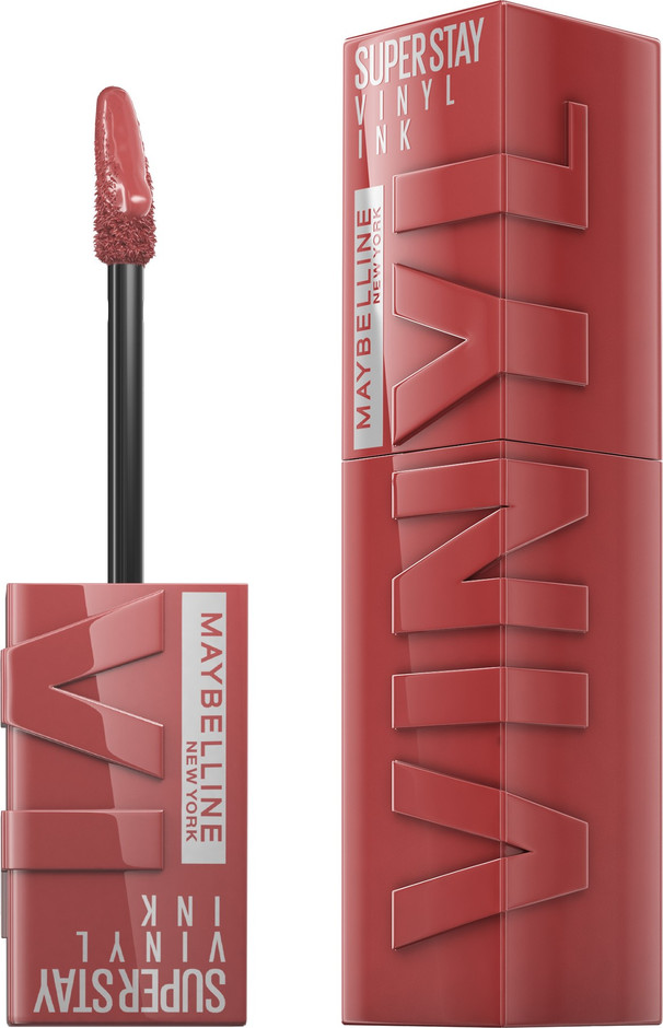 ‫MAYBELLINE - SUPERSTAY VINYL INK שפתון נוזלי בגימור מבריק עמידות עד 16 ...