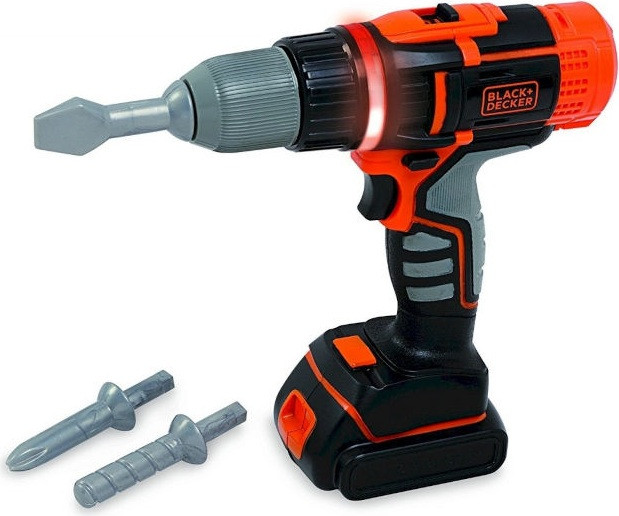 ‫Black & Decker - מברגה חשמלית למשחקי דמיון ובניה עם 3 אביזרים בלאק אנד ...