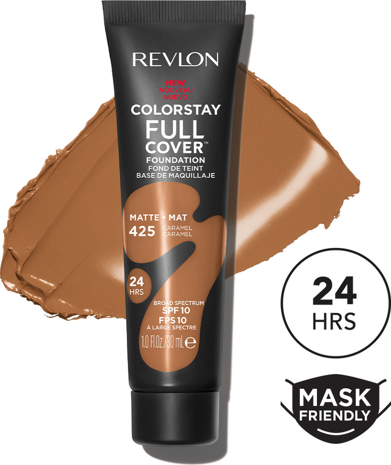 ‫REVLON - FULLCOVER מייק אפ - CARAMEL 425 | סופר-פארם‬