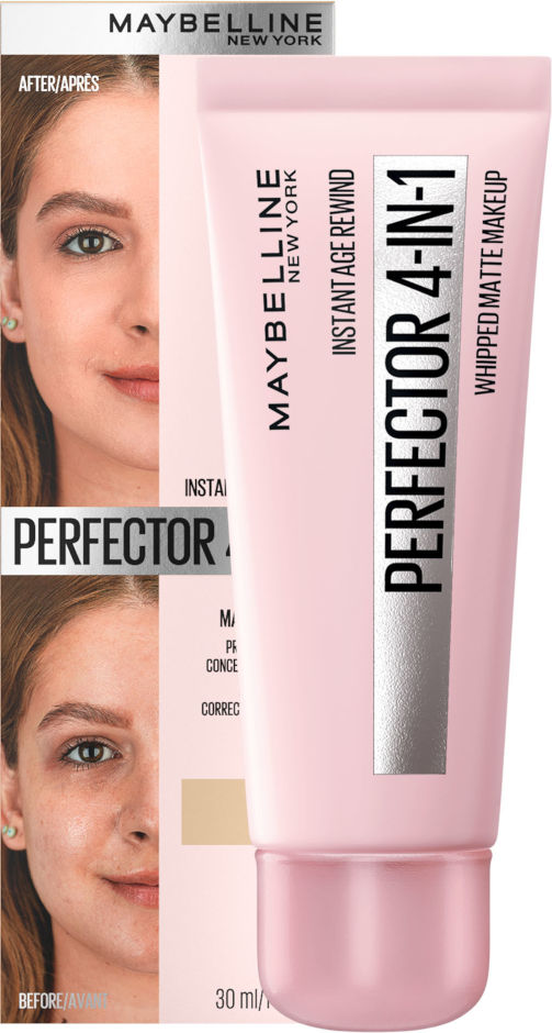 ‫MAYBELLINE - PERFECTOR מייק אפ 4 ב-1 - LIGHT | סופר-פארם‬