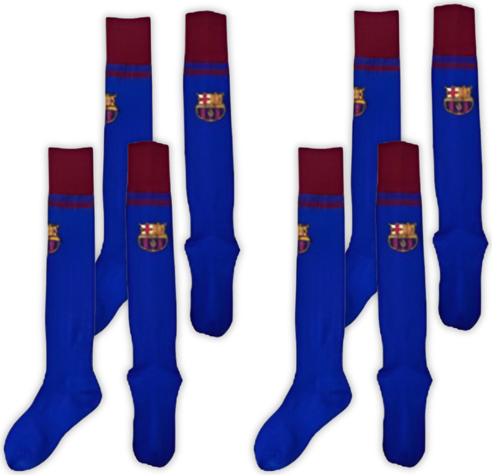‫YKI - סט 4 גרבי כדורגל לילדים – ברצלונה | סופר-פארם‬